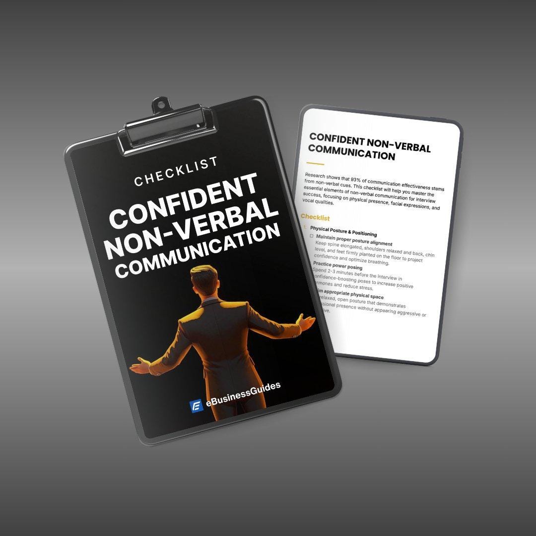 Interview Success Blueprint Ebook + Checklists + Guide | Master ...