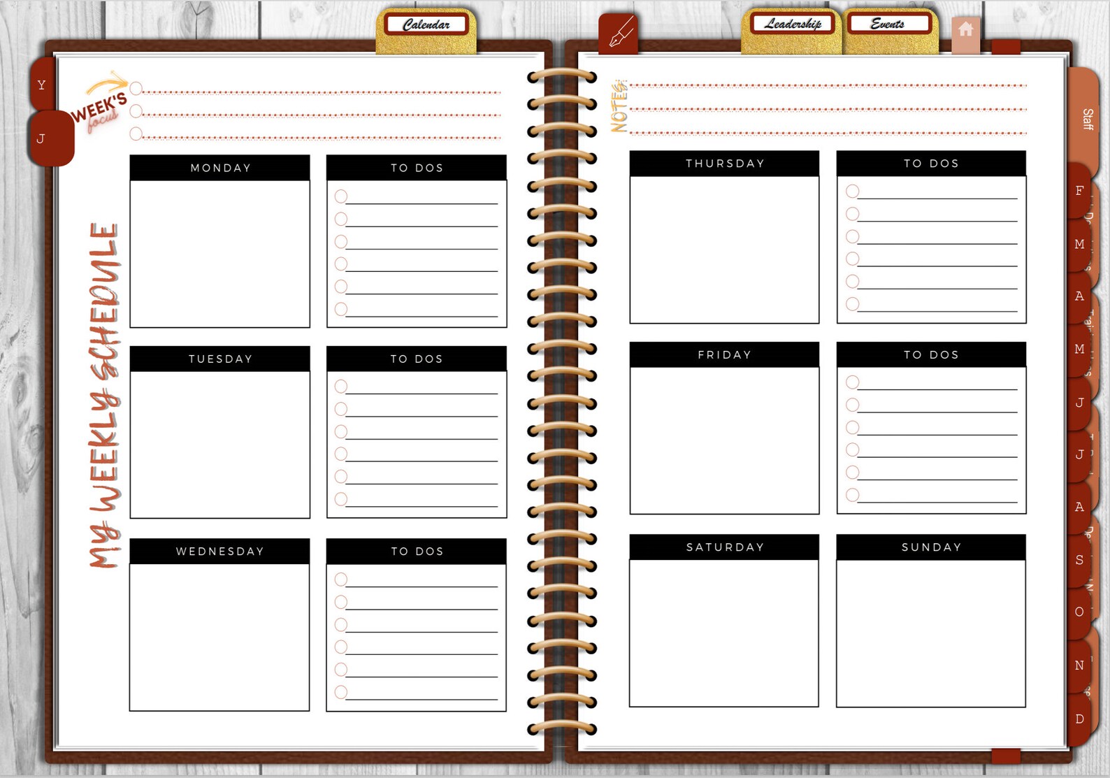 UNDATED Digital Planner, Planner, Children's Ministry, Journal, Kidmin ...