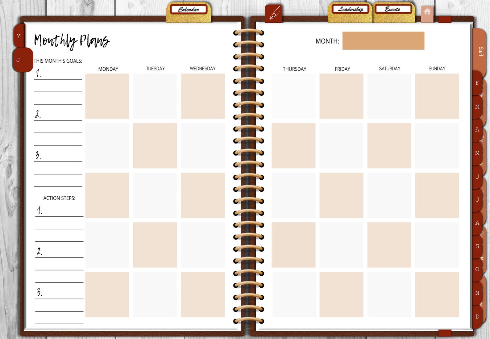 UNDATED Digital Planner, Planner, Children's Ministry, Journal, Kidmin ...