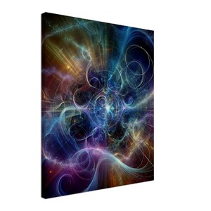 Quantum Enigma Abstract Art Piece Inspired by Particle Physics and ...