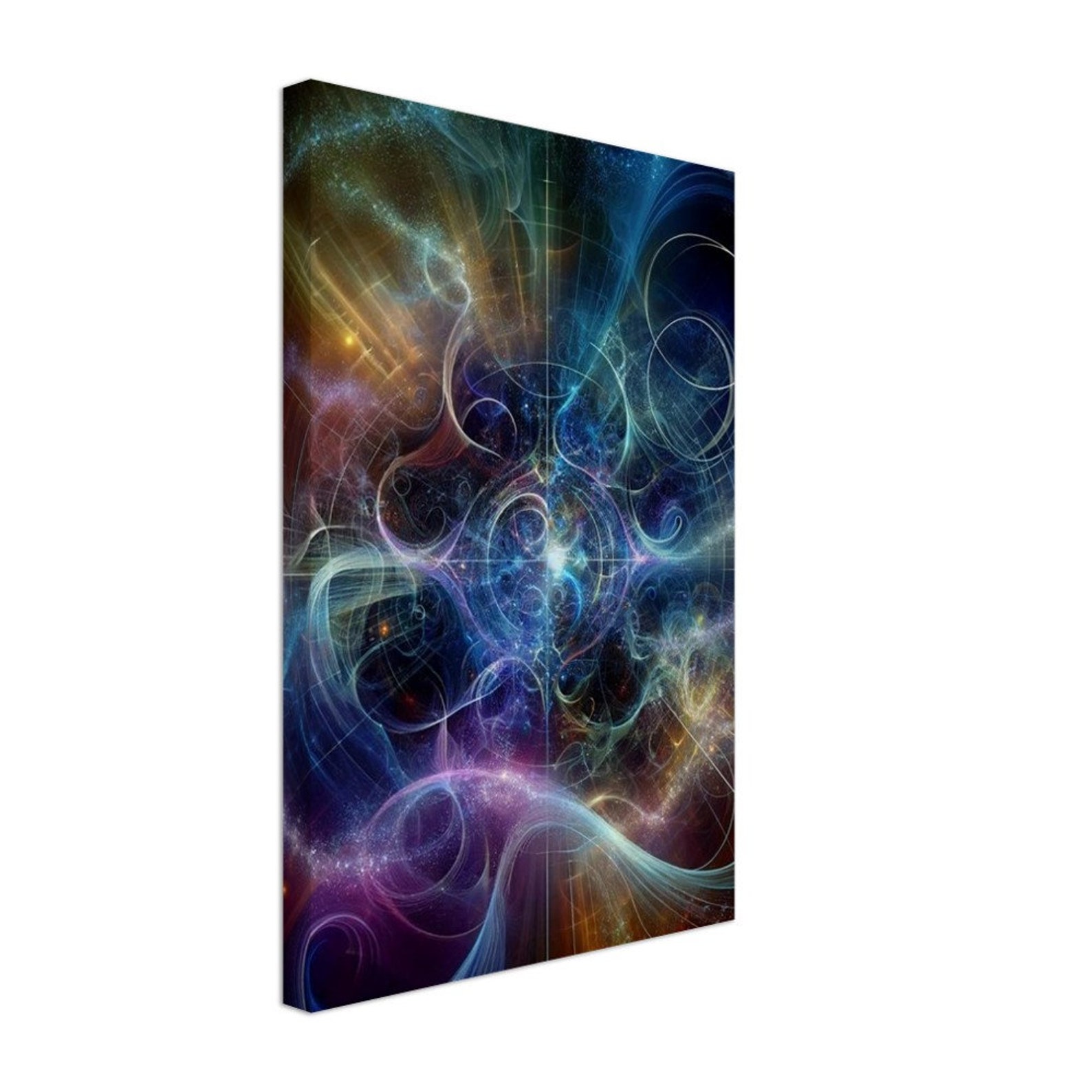 Quantum Enigma Abstract Art Piece Inspired by Particle Physics and ...