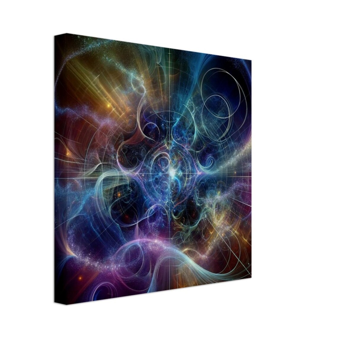 Quantum Enigma Abstract Art Piece Inspired by Particle Physics and ...