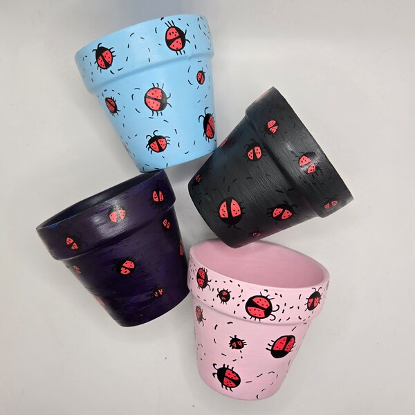 Ladybug Planters - Etsy
