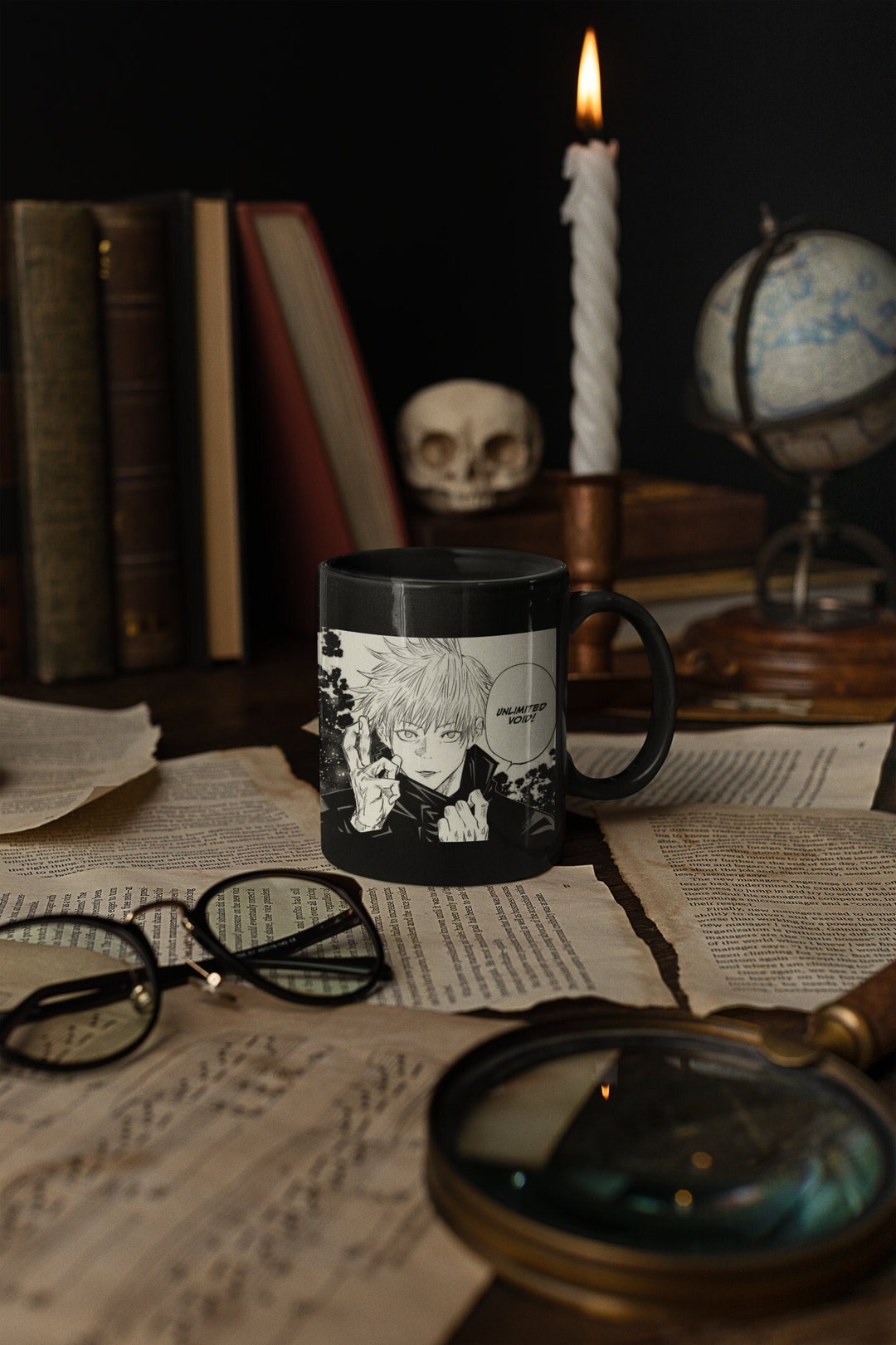 Jujutsu Kaisen Mug , Gojo Satoru Mug , Anime Mug , Manga Mug , Ceramic ...
