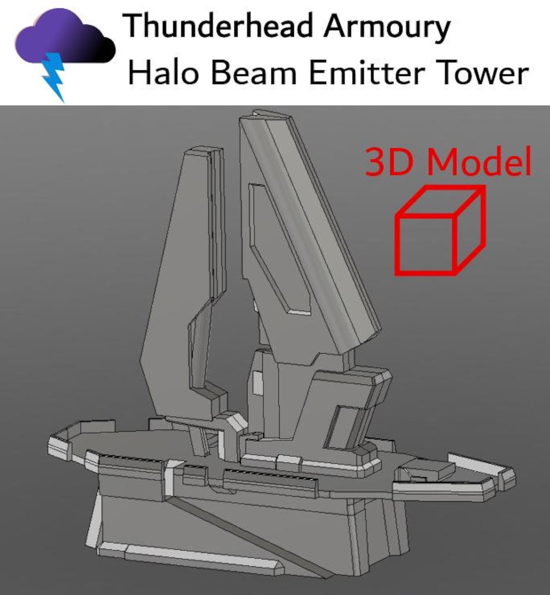 Halo CE Beam Emitter Tower (LED) - Etsy
