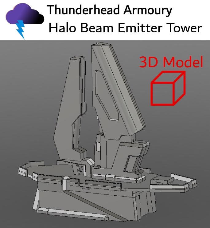 Halo CE Beam Emitter Tower (LED) - Etsy
