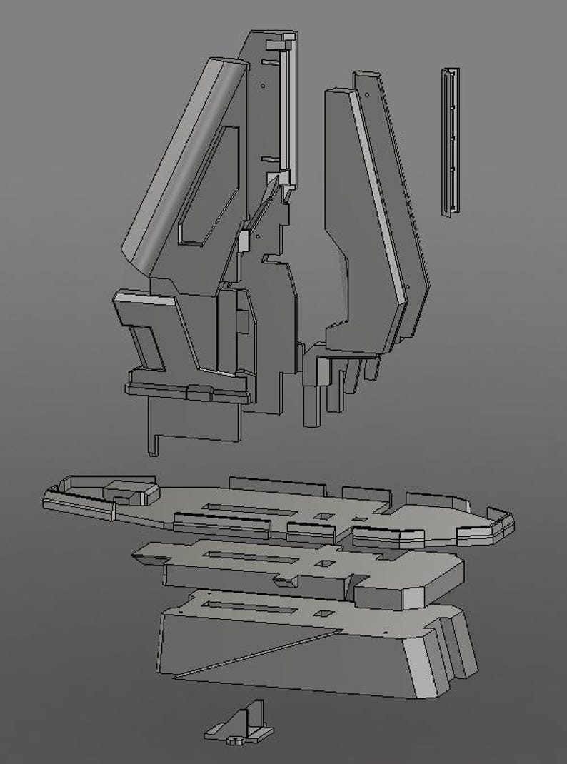 Halo CE Beam Emitter Tower (LED) - Etsy