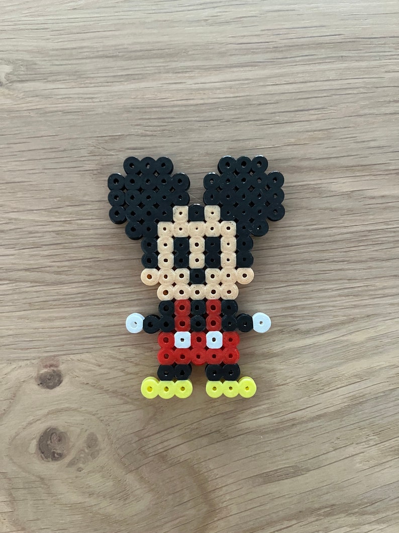 Mickey Mouse Iron-on Beads midi Decoration - Etsy