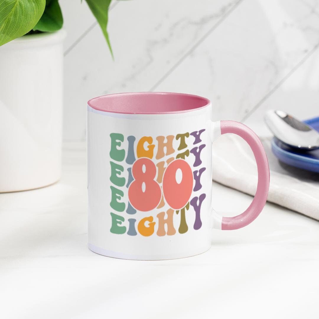 Personalised 80th Birthday Mug | Novelty Birthday Mug | Coffee Mug ...