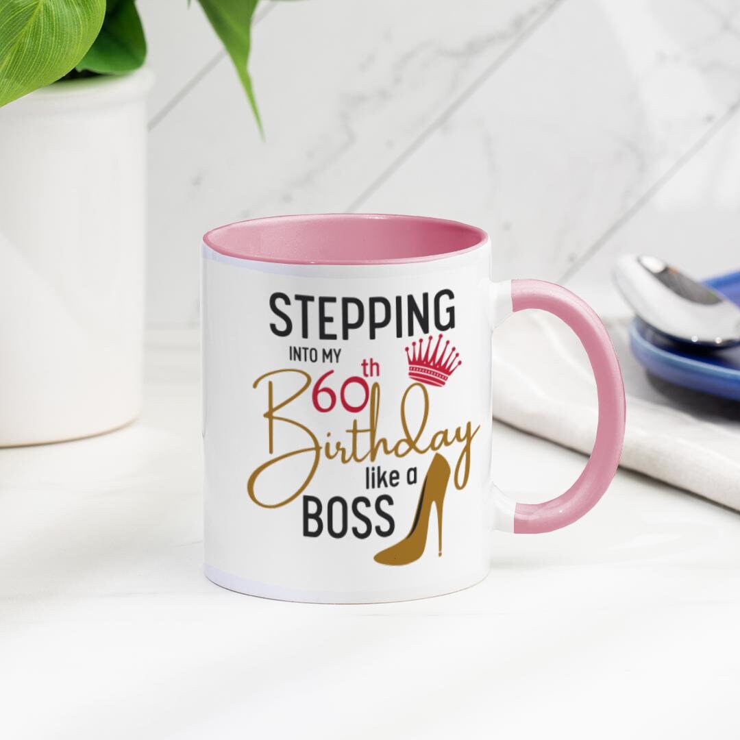 Personalised Happy 60th Birthday Mug | Novelty Birthday Mug | Coffee ...