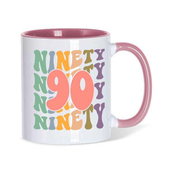 Personalised 90th Birthday Mug | Novelty Birthday Mug | Coffee Mug ...