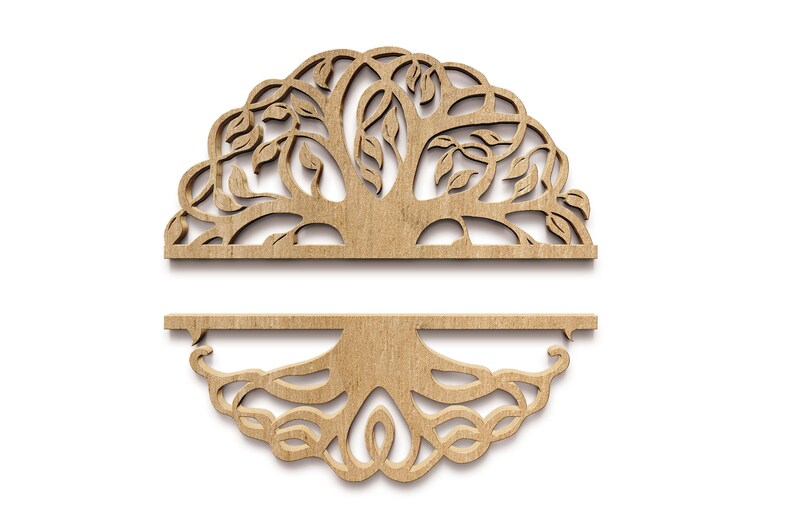 Celtic Tree of Life Split Frames SVG, Digital Cut Files, DXF Vector ...