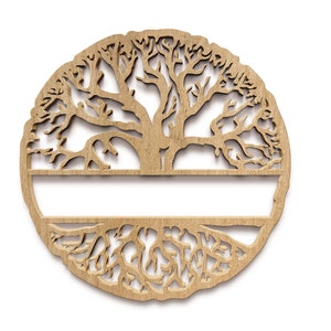 Celtic Tree of Life Split Frames SVG, Digital Cut Files, DXF Vector ...