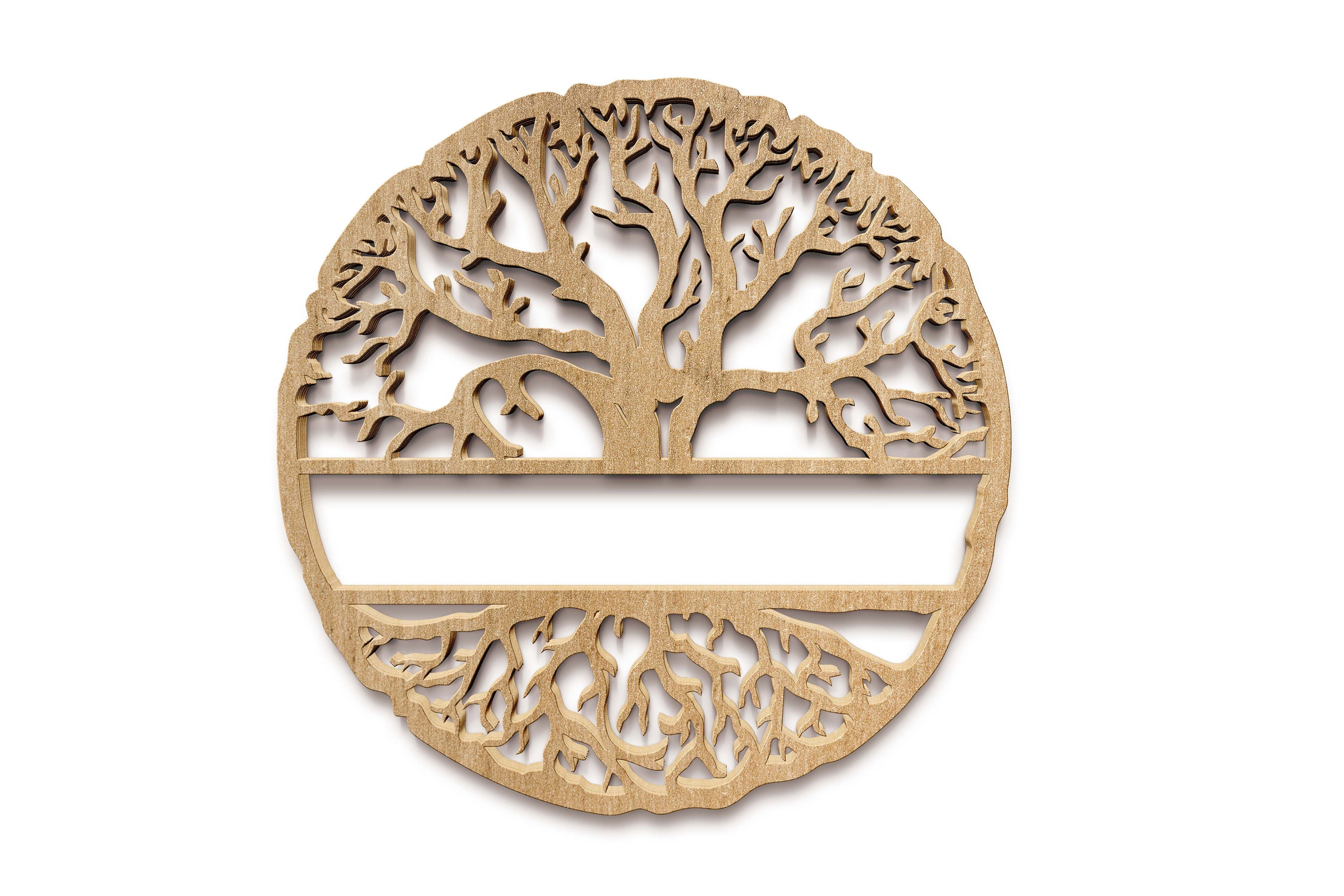 Celtic Tree of Life Split Frames SVG, Digital Cut Files, DXF Vector ...