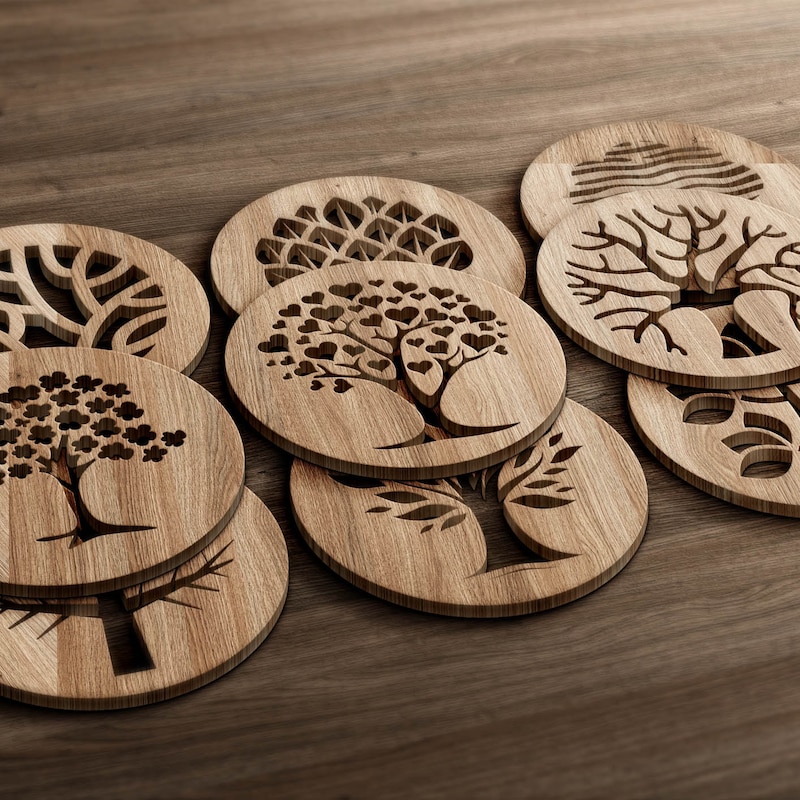 Laser Cut Tree Svg - Etsy