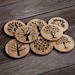 Tree Coasters SVG Laser Cut Tree Trivet Grill Round Tree Wall Decor ...