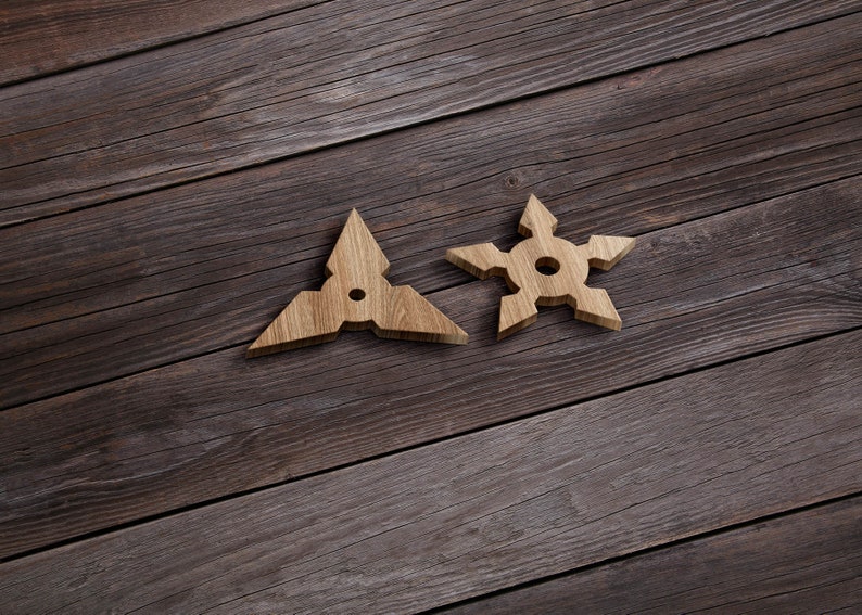 Ninja Star Coasters Glowforge Cut Files SVG DXF Wood Trivets Wall Decor ...