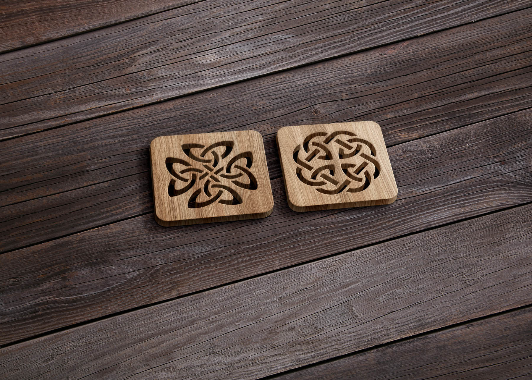 15 Celtic Coasters SVG, SVG Celtic Knot, Home Decor SVG, Coaster Grill ...