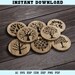 Tree Coasters SVG Laser Cut Tree Trivet Grill Round Tree Wall Decor ...