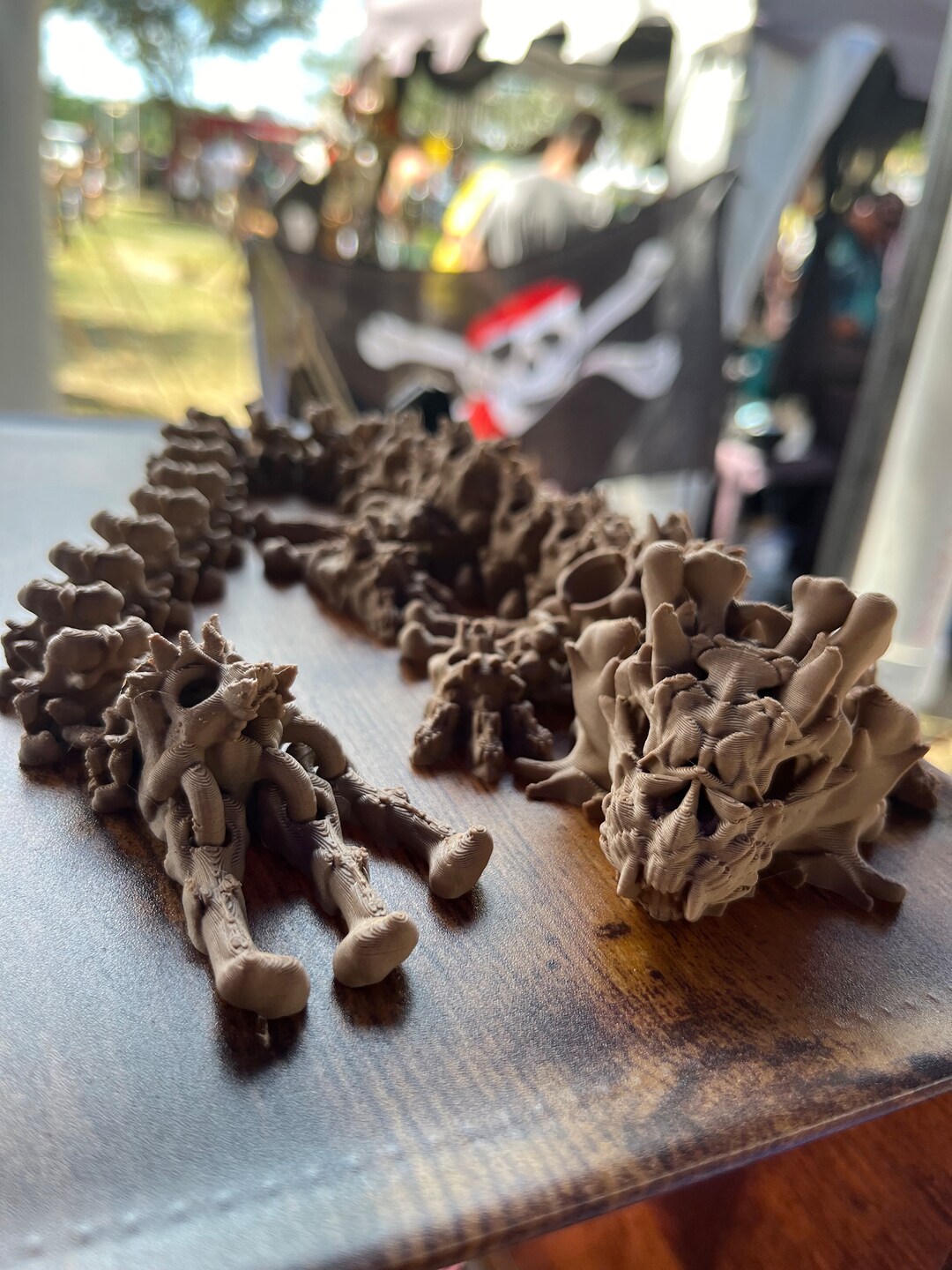 3D Printed Bones Dragon Rainbow Ombre Filament Mystery Color(no Egg ...