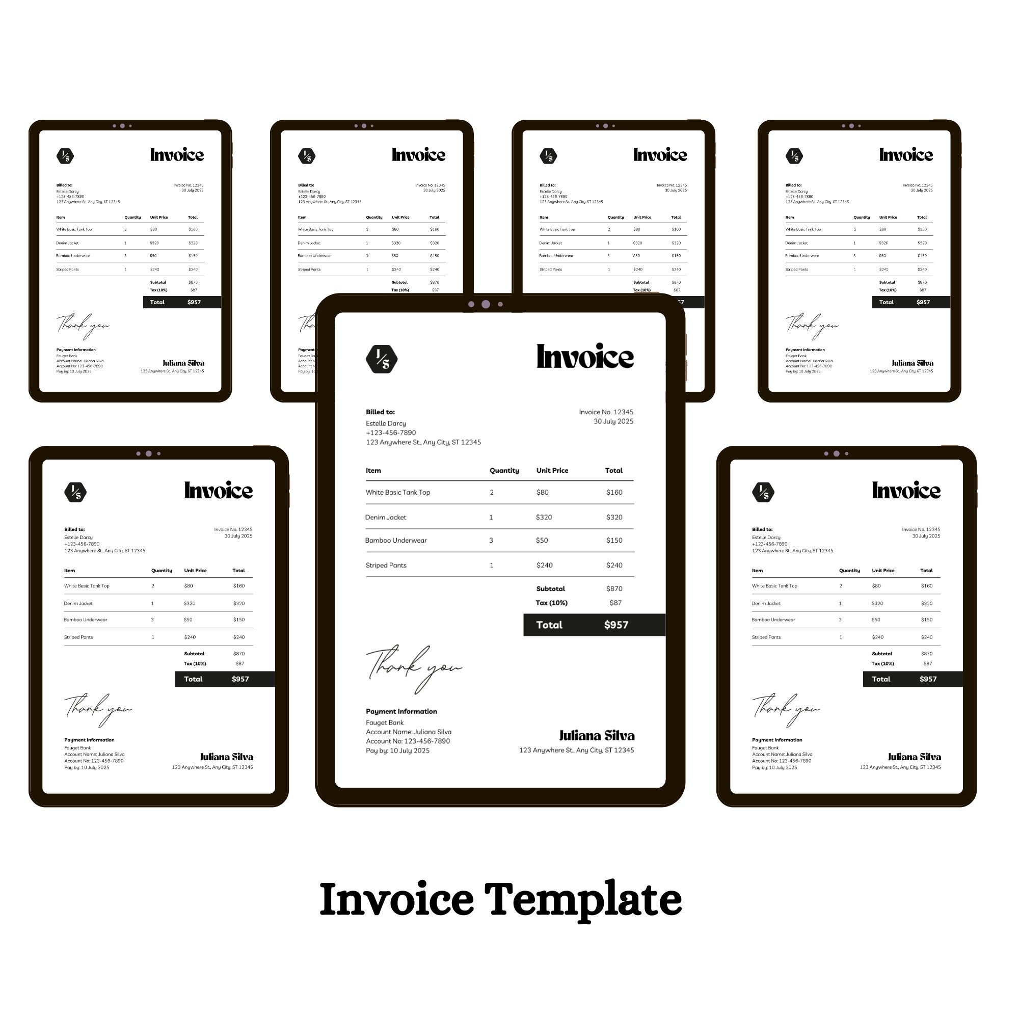 Streamline Finances Invoice Template for Star Tup Business Efficiently ...