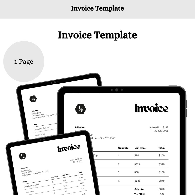 Streamline Finances Invoice Template for Star Tup Business Efficiently ...