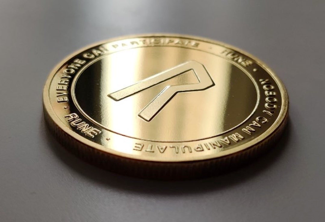 RUNE Gold Coin - Etsy