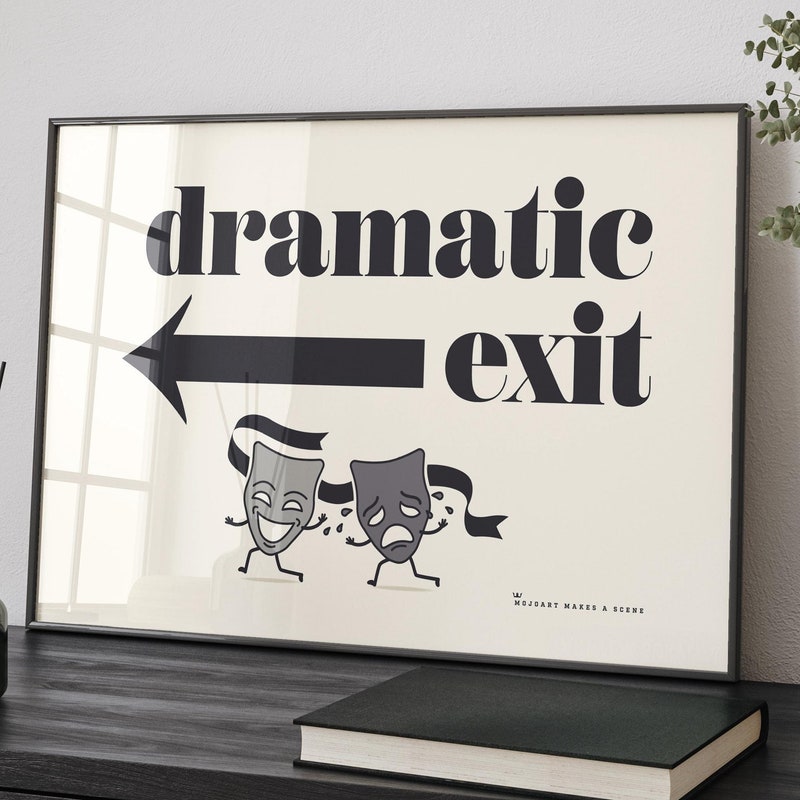 Exit Sign - Etsy UK