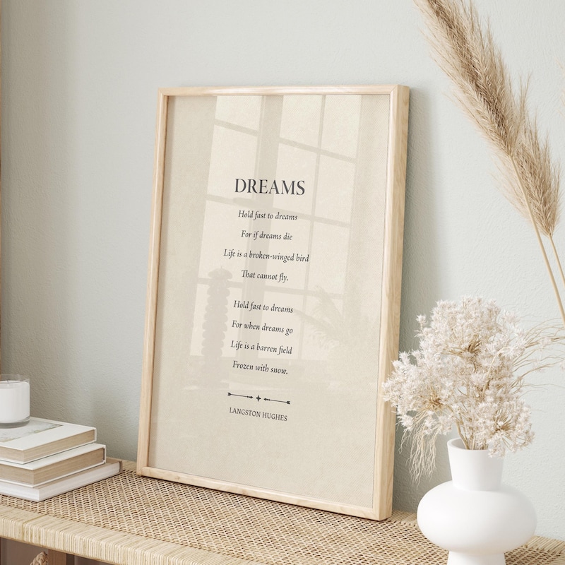 Langston Hughes Poem - Etsy