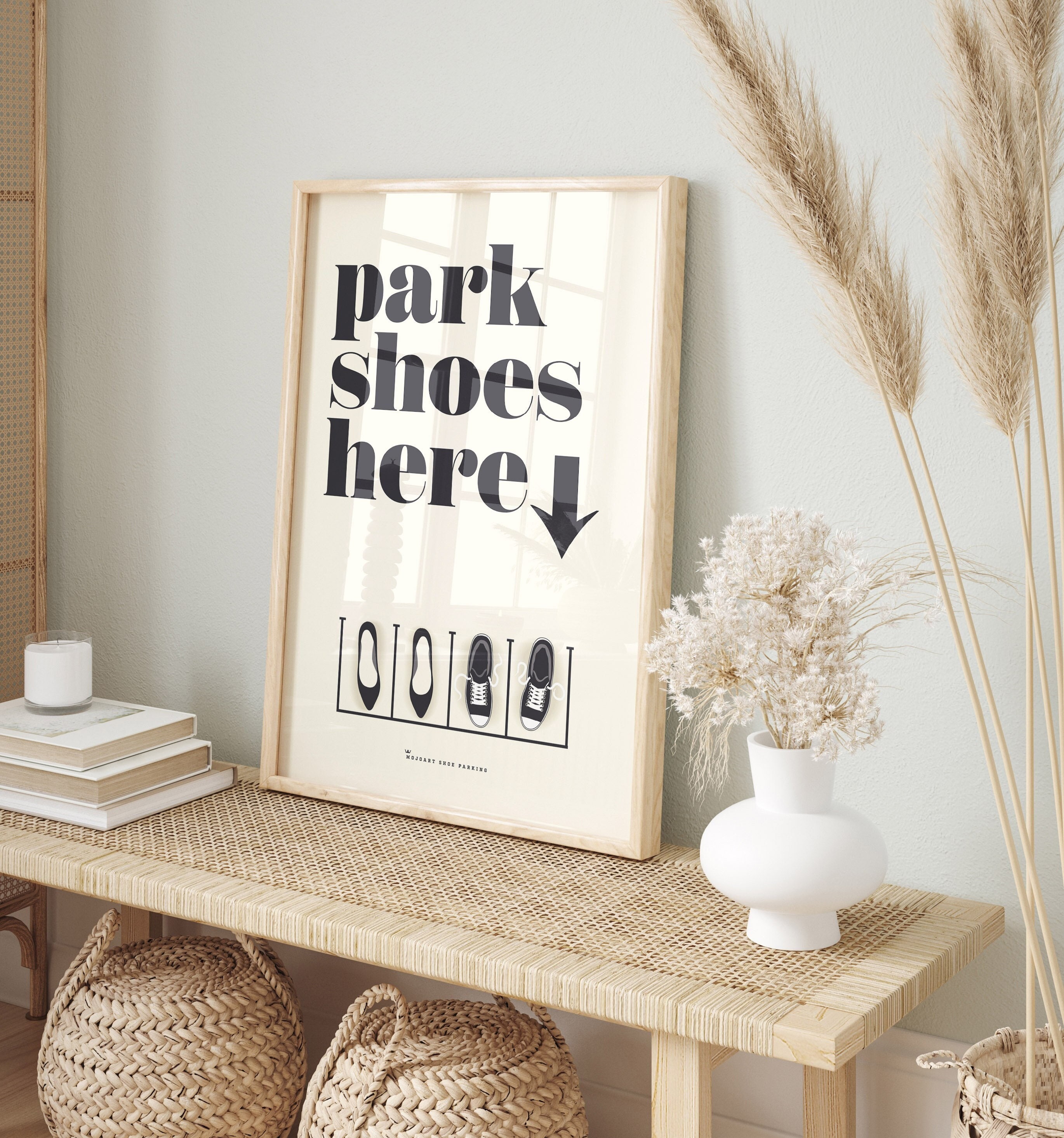 Park Shoes Here Print, Shoe Sign, Take off Your Shoes Poster, Shoes off ...