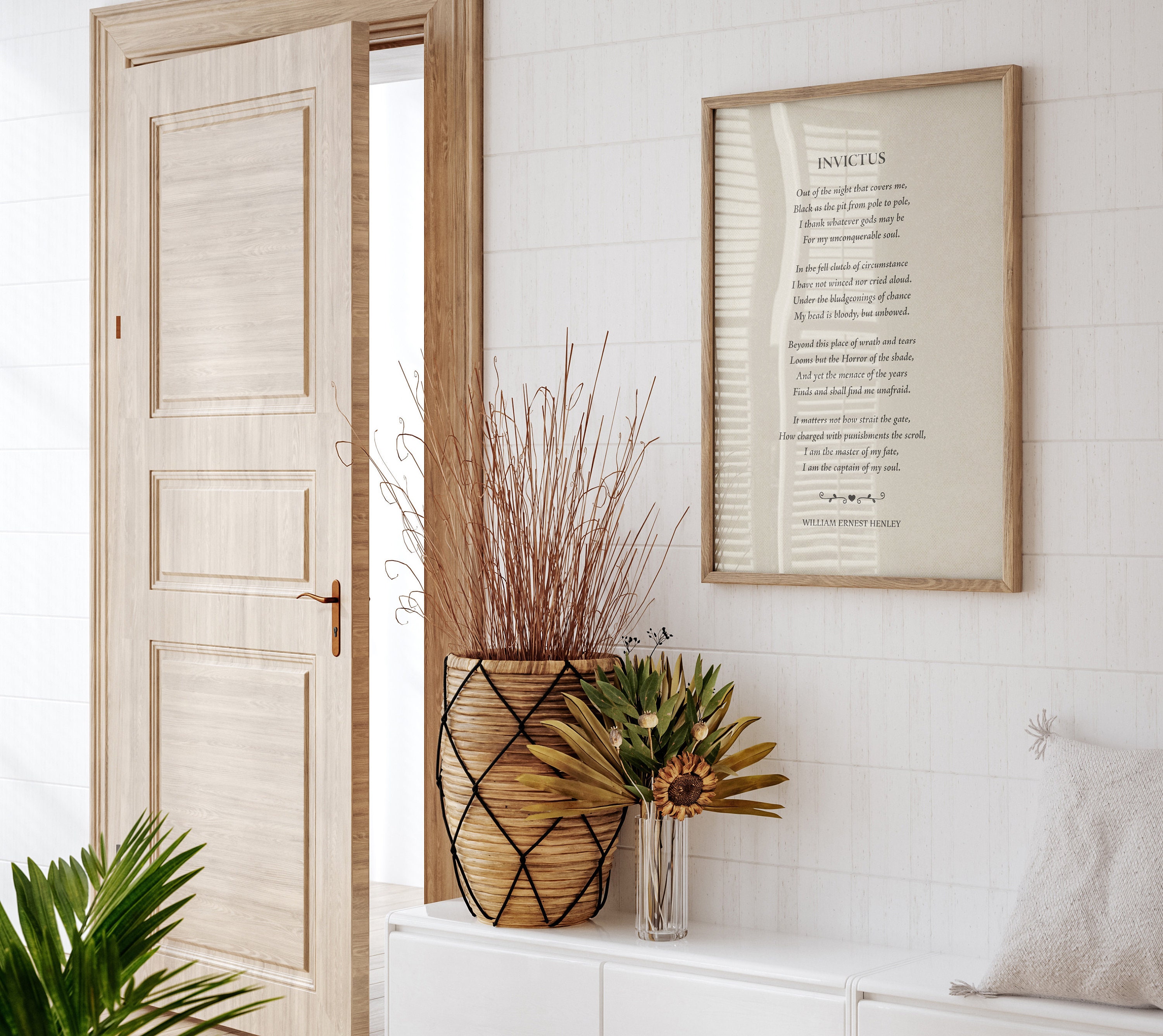 Invictus unconquered Art Print, Poem by William Ernest Henley ...