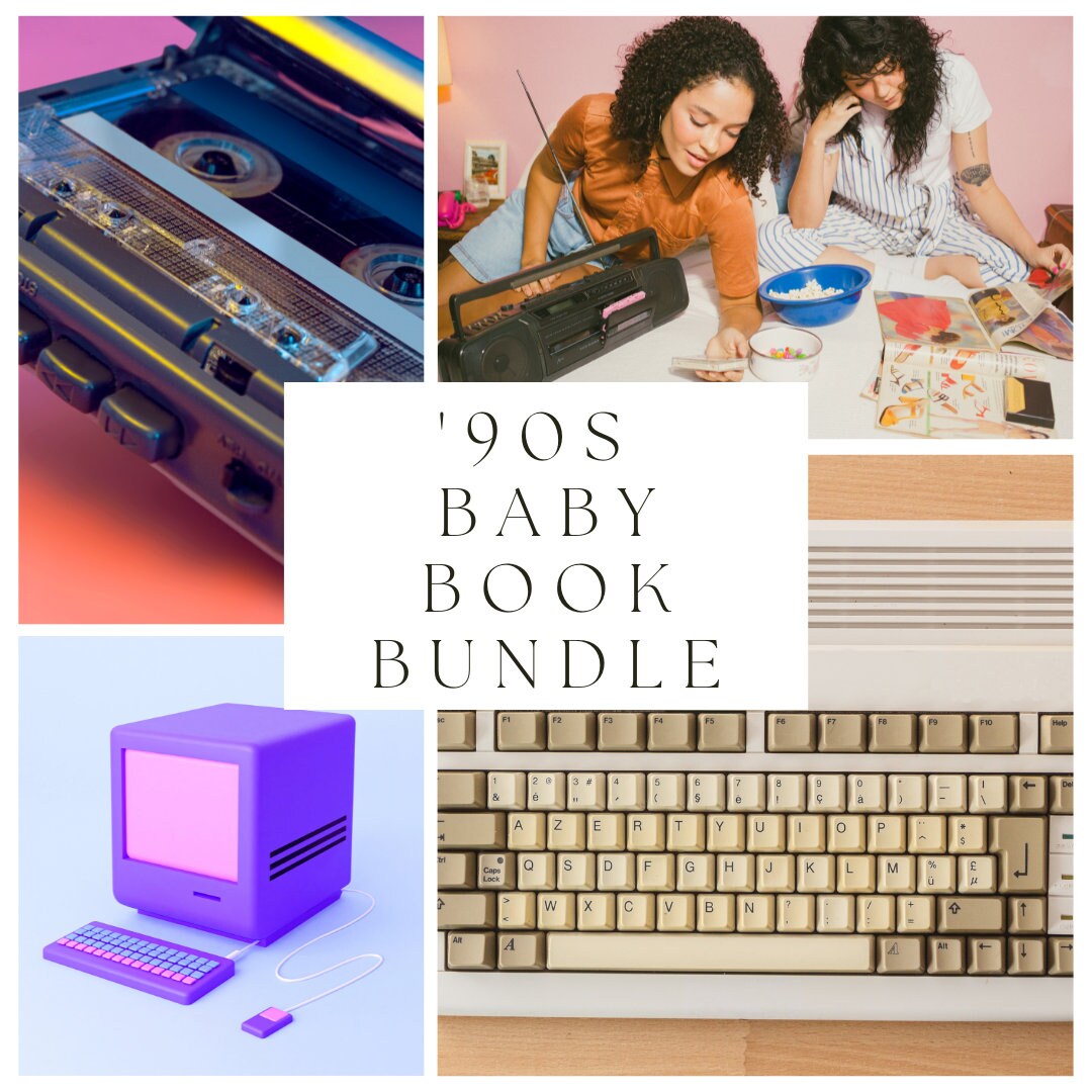 90s Baby Book Bundle - Etsy
