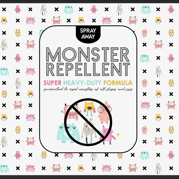 Monster Spray - Etsy