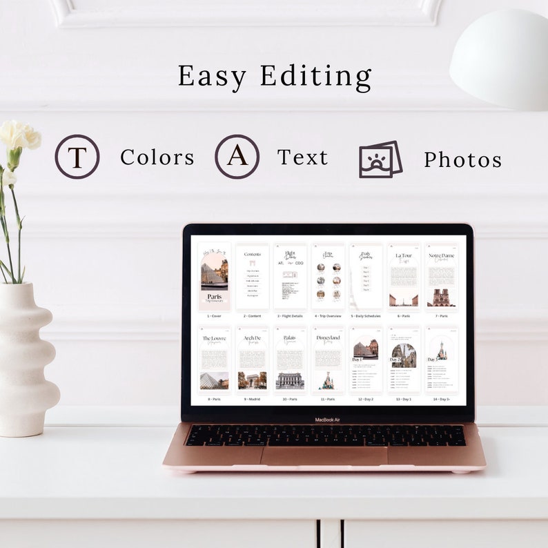 Reiseplanvorlage Reiseplan Paris Reiseplaner Reisebüro Reiseplan Mobile ...