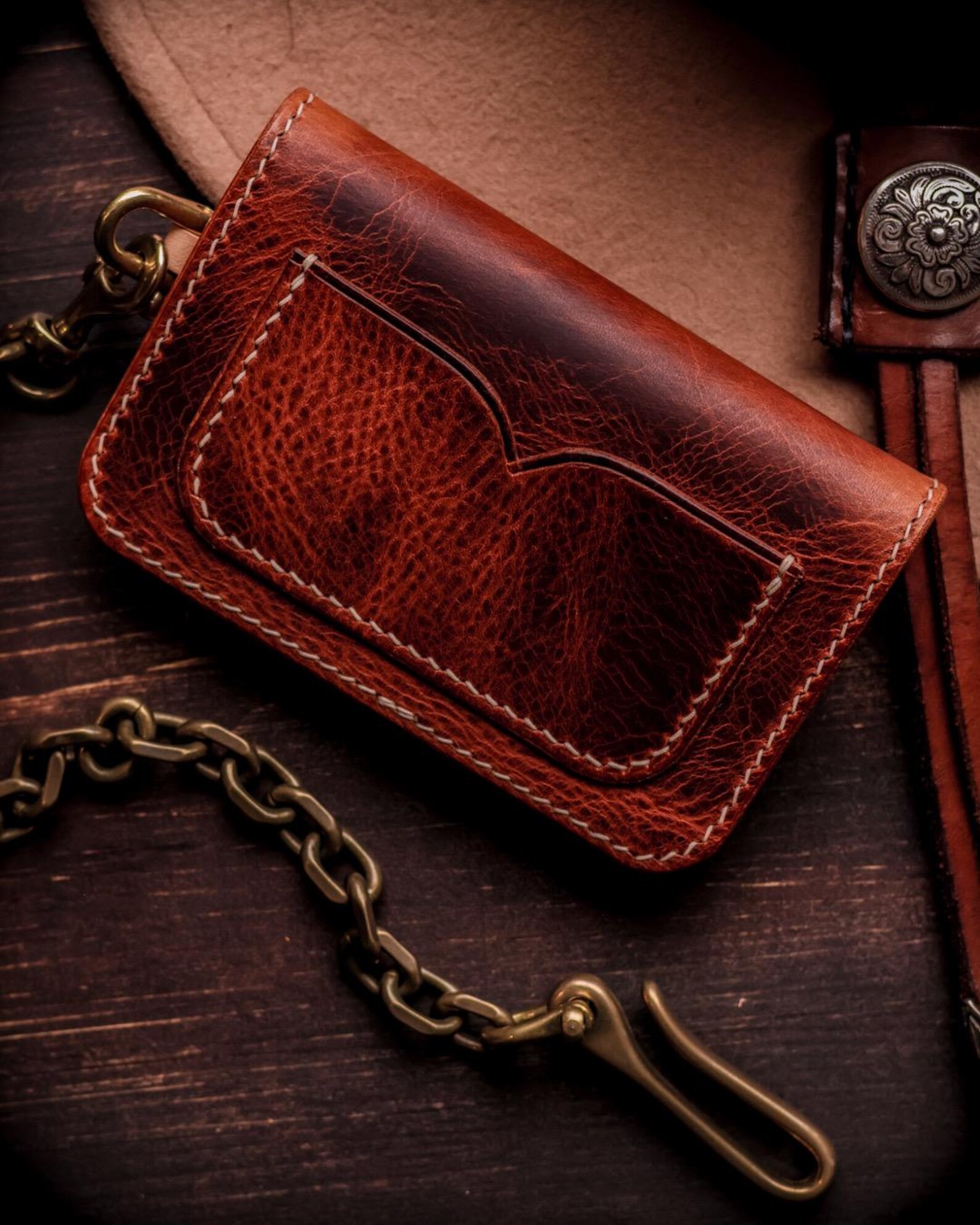 Small Trucker Wallet Leviathan - Etsy