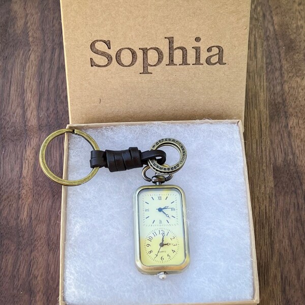 Keychain Watch - Etsy