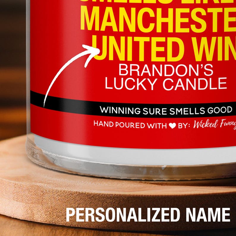 Personalized Manchester United Gift Smells Like A Manchester United Win ...