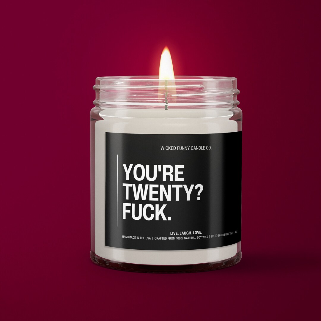 You're Twenty? F*ck Candle | 20th Birthday Gift | 2003 Birthday Gift ...