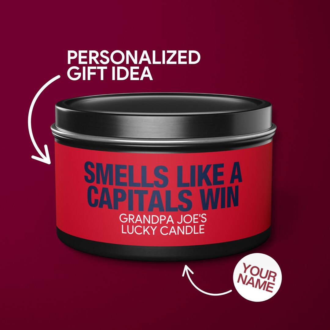 Personalized Smells Like a Capitals Win Candle Custom Washington ...