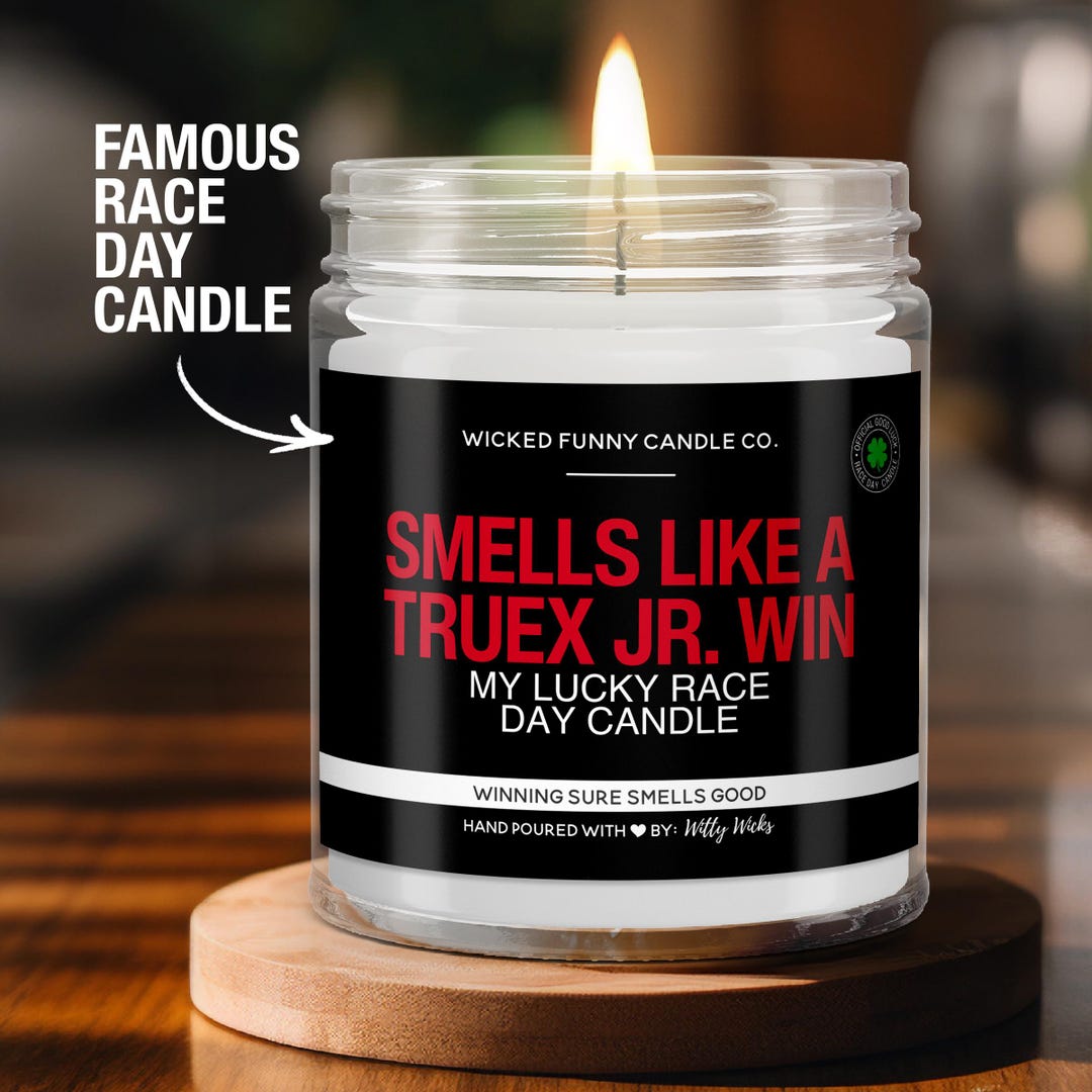 Smells Like a Martin Truex Jr Win Candle | Martin Truex Jr NASCAR ...