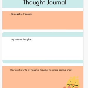 Sel/mental Health Education: Healthy and Unhealthy Thoughts Lesson ...