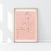 Pretty in Pink Vintage Fine Art Print Poster Digital Download Decor ...