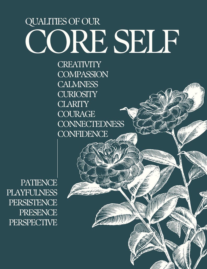 Internal Family Systems (IFS) Self-leadership Poster - Etsy