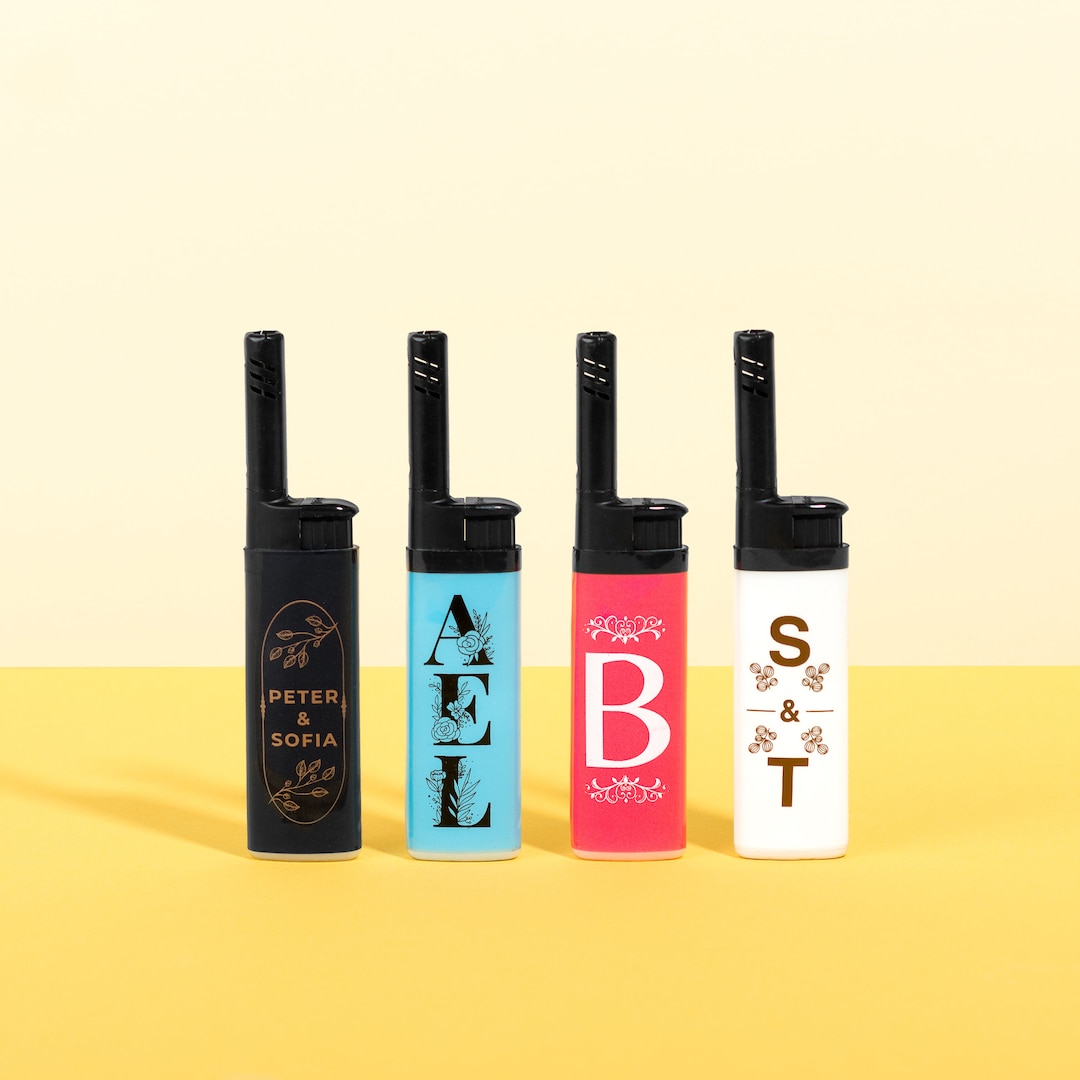 Personalized BIC EZ Reach Lighter, Custom Lighter, Wedding Favor, Party ...