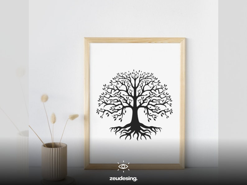 Tree of Life Svg, Life Symbol Svg, Family Tree Svg, Tree Silhouette Svg ...