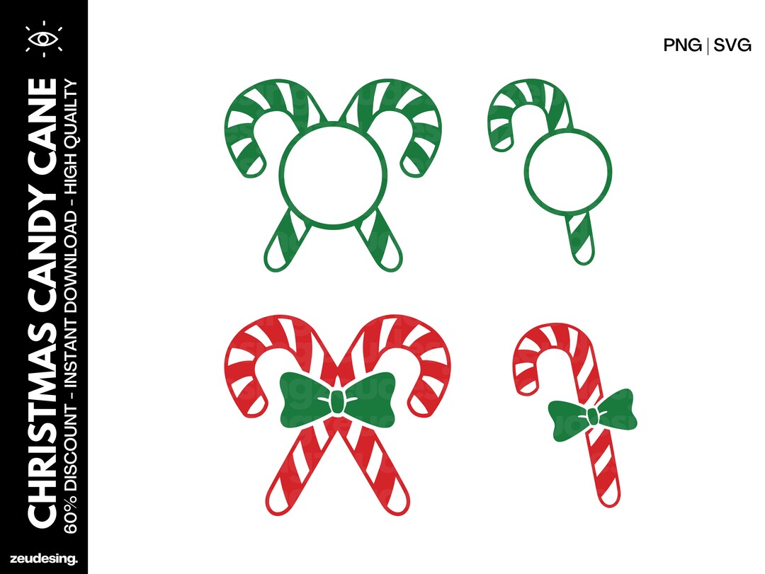 Candy Cane Svg Christmas Candy Svg Holiday Candy Stick Svg. - Etsy