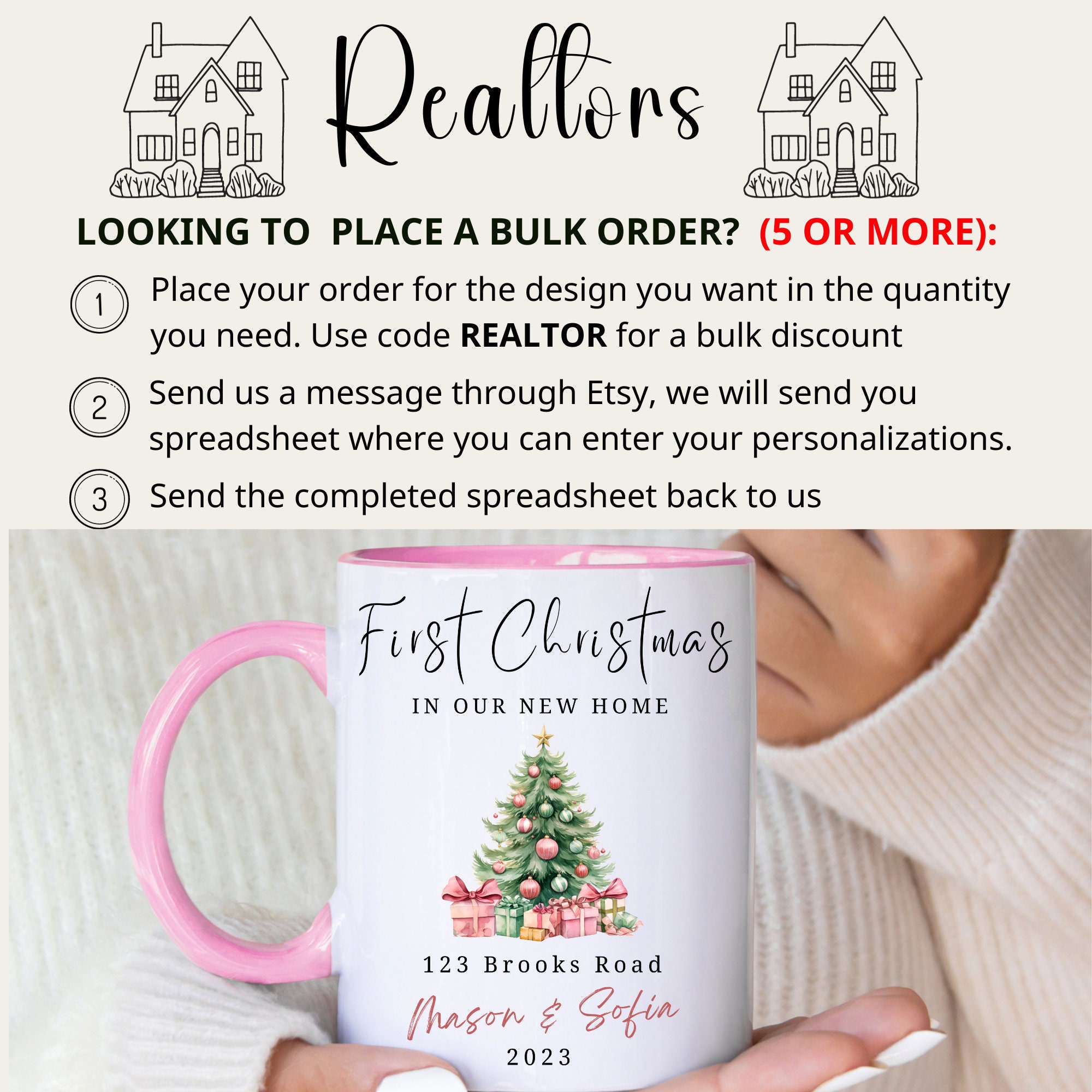 Personalized New Home Mug New Home Christmas Gift First - Etsy