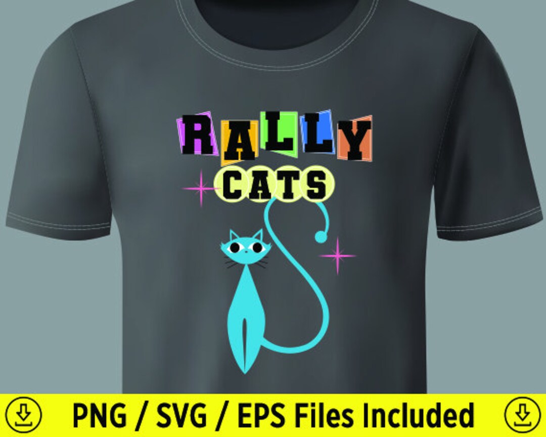 Rally Cats Pickleball Retro - Etsy