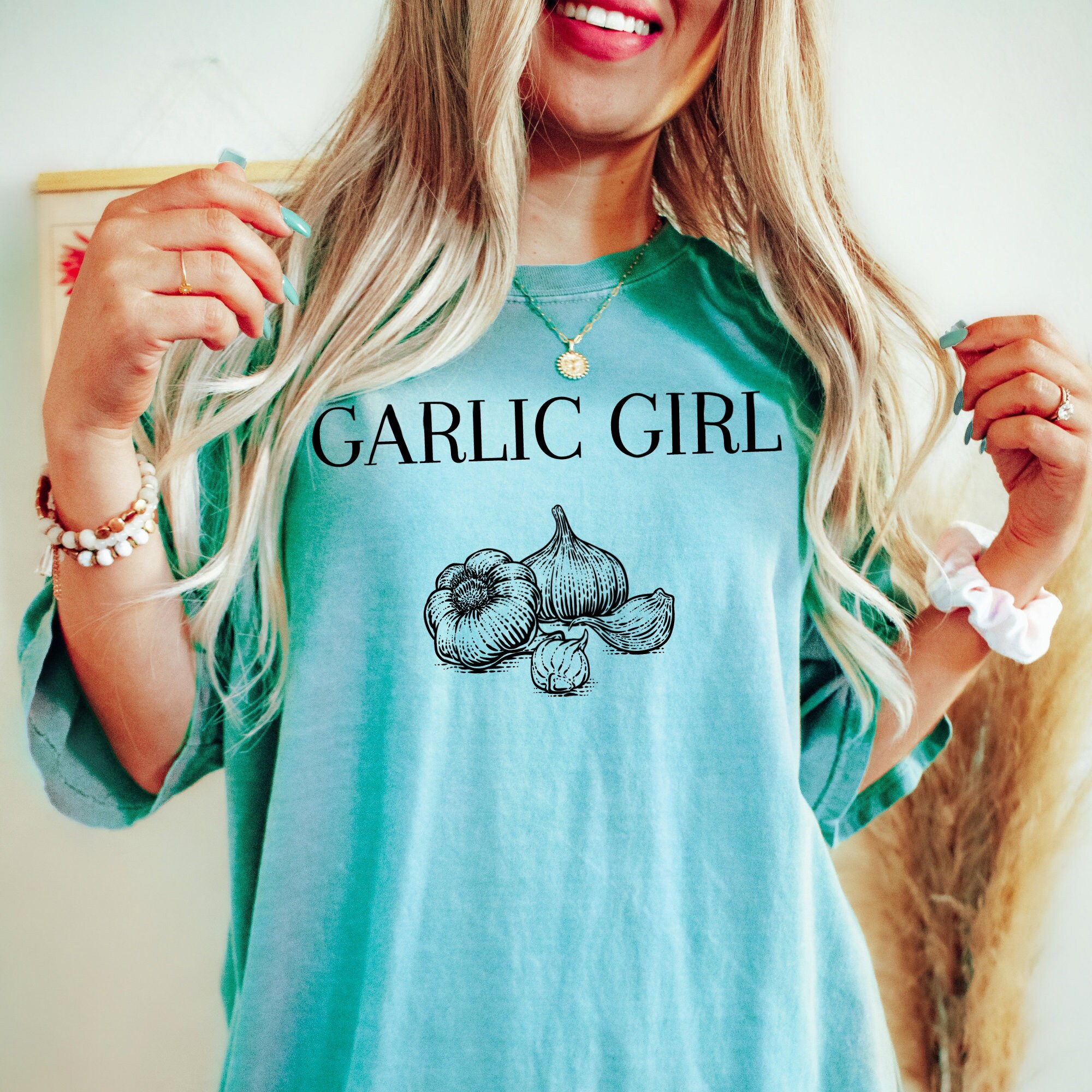 Garlic Shirt Foodie Gift, Gen Z Shirts That Go Hard, Vegetable Chef ...