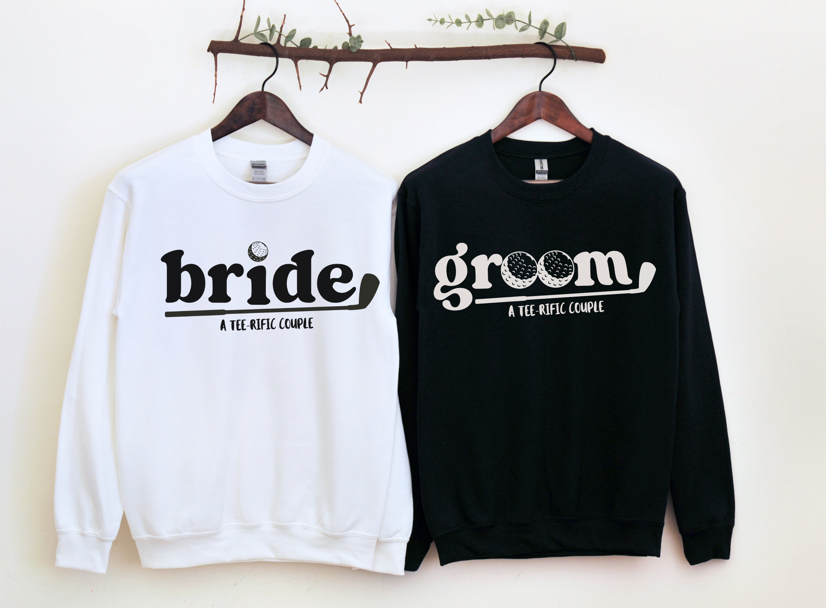 Golf Bride and Groom Wedding Shirt, Couples Honeymoon Shirt, Mr and Mrs ...